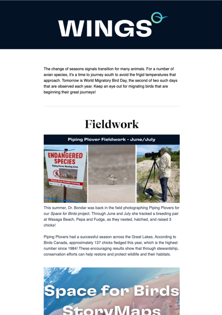 Past WINGS Issues - The Roberta Bondar Foundation